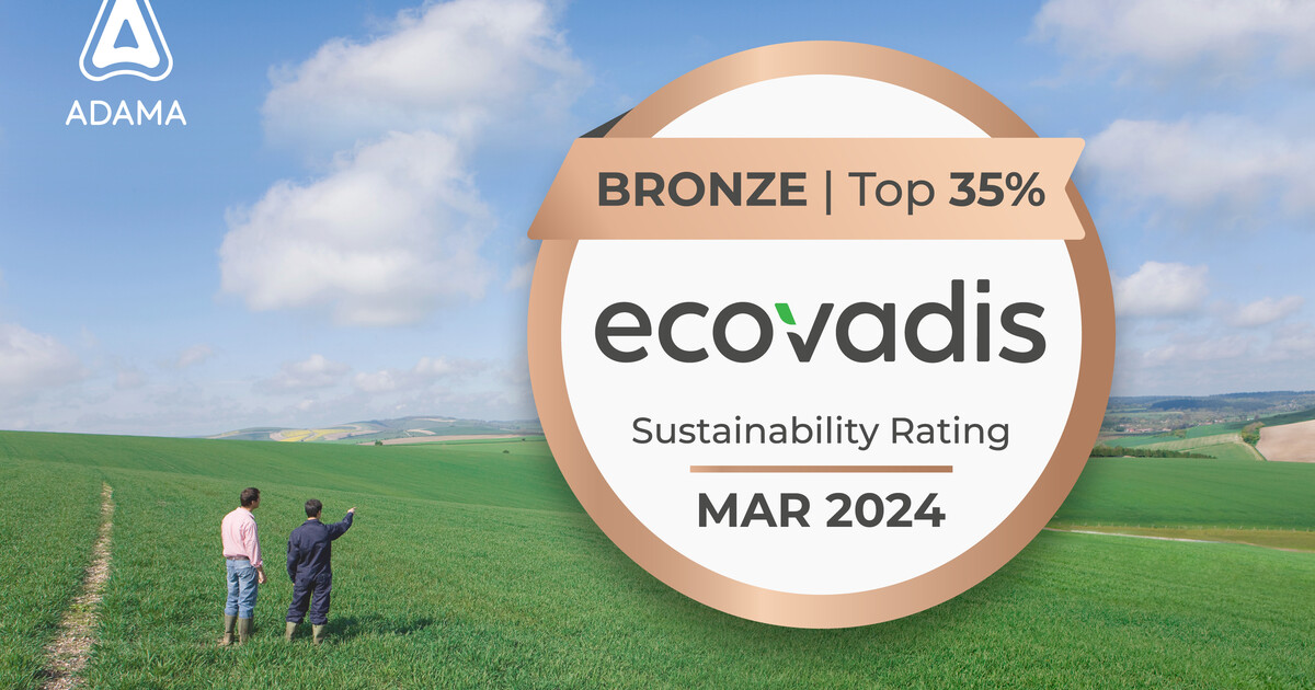ADAMA Earns Bronze Medal from EcoVadis for Sustainability Excellence ...